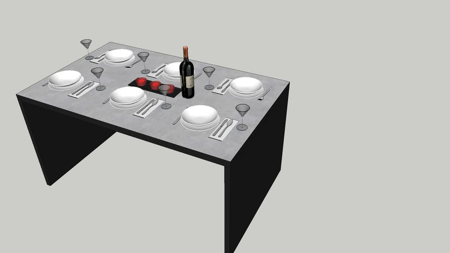 Modern Dining Table | 3D Warehouse