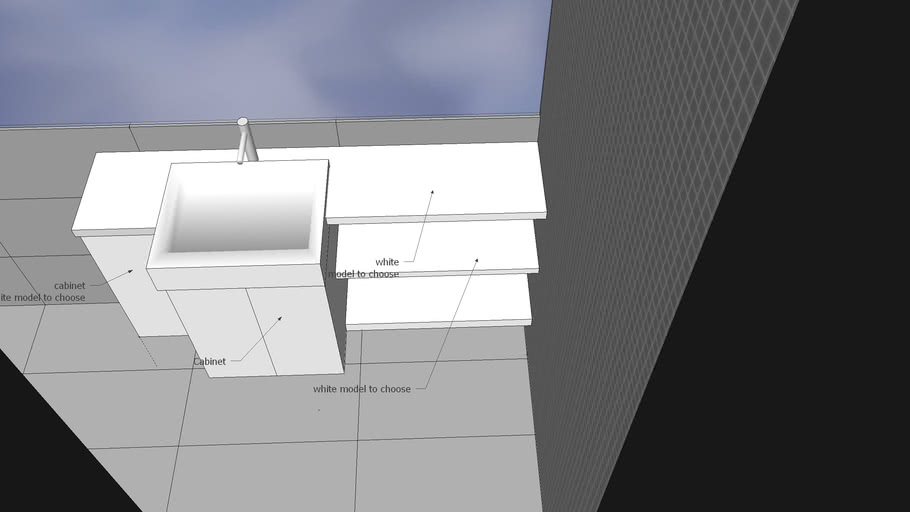 Villa 11 Powder room | 3D Warehouse