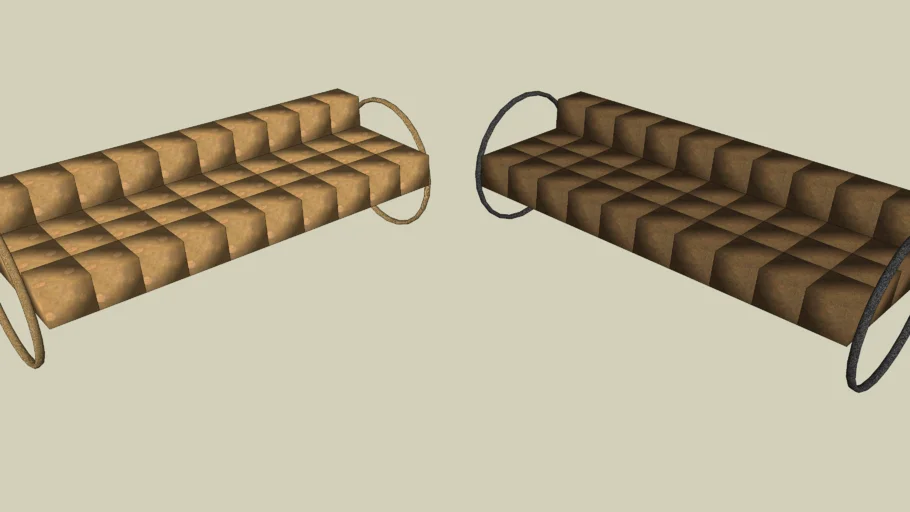 tire cube sofa (modulable) | 3D Warehouse