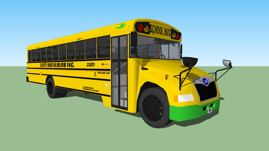 2022 Blue Bird Vision Electric (Unova spec - City & Suburb Inc. #2201 ...