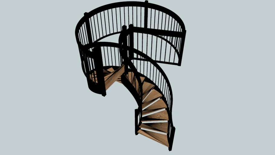 Spiral staircase | 3D Warehouse