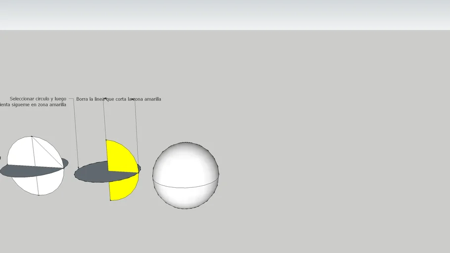 Instrucciones para esfera | 3D Warehouse