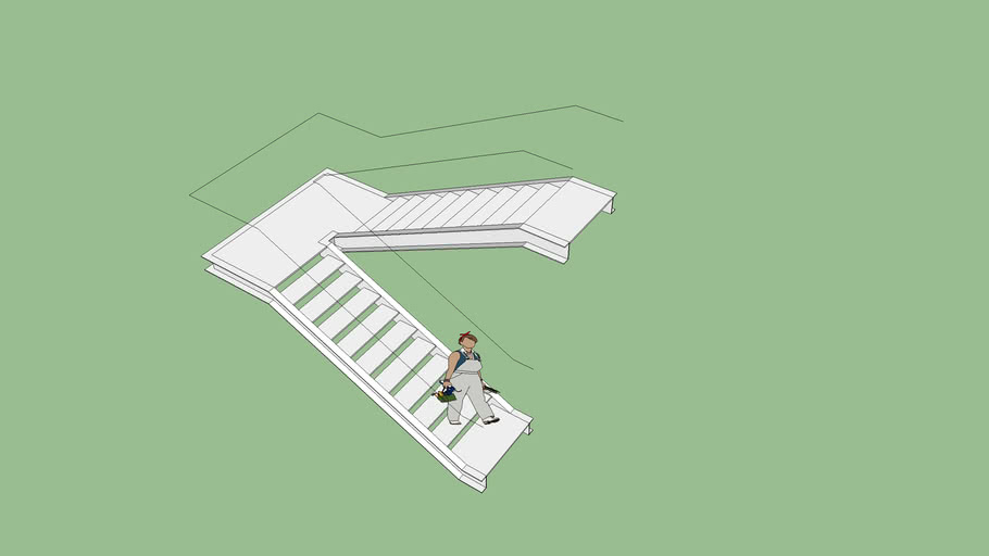 tangga +bordes | 3D Warehouse