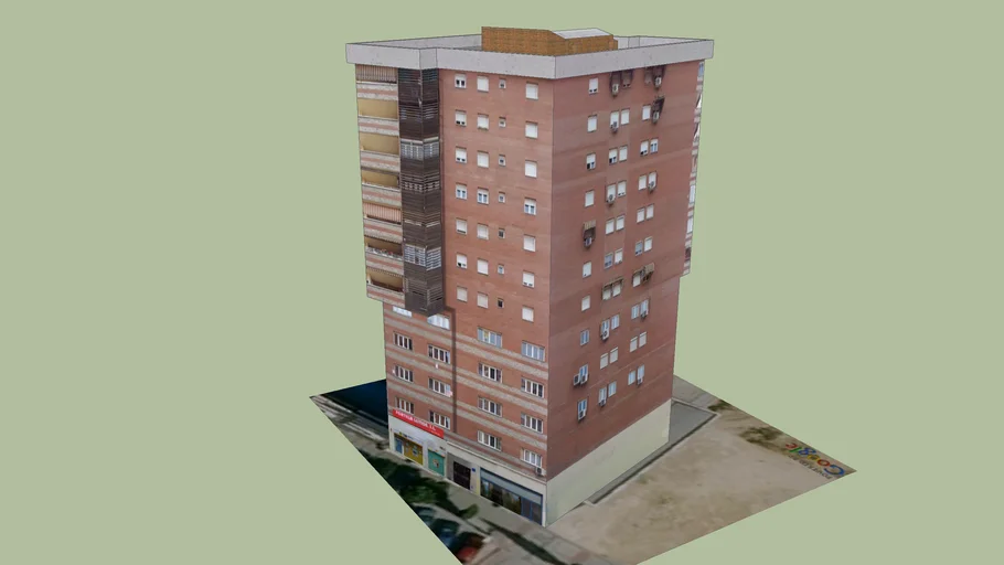 Edificio Rey Juan Carlos I 90 Leganes | 3D Warehouse
