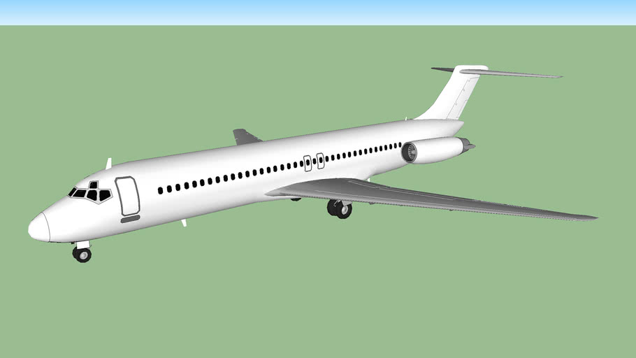 Template - McDonnell Douglas DC-9-30 | 3D Warehouse