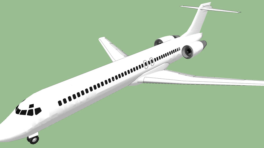 Template - Boeing 717-200. | 3D Warehouse