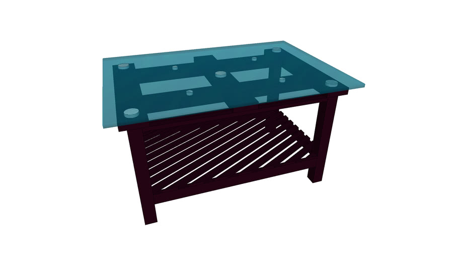 Table with Glass Top | 3D Warehouse