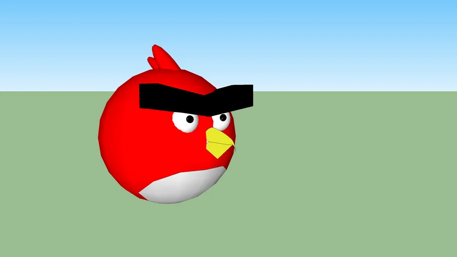 angry bird red | 3D Warehouse