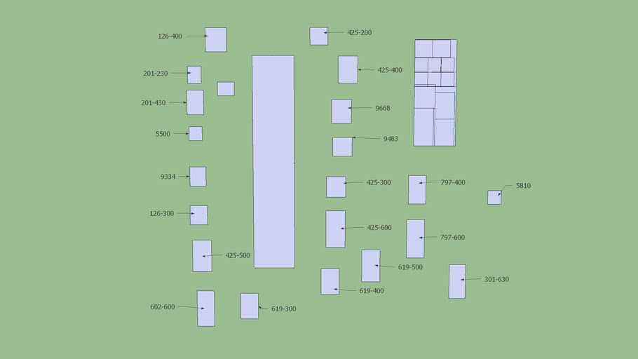 40 Foot container layout with Skids | 3D Warehouse