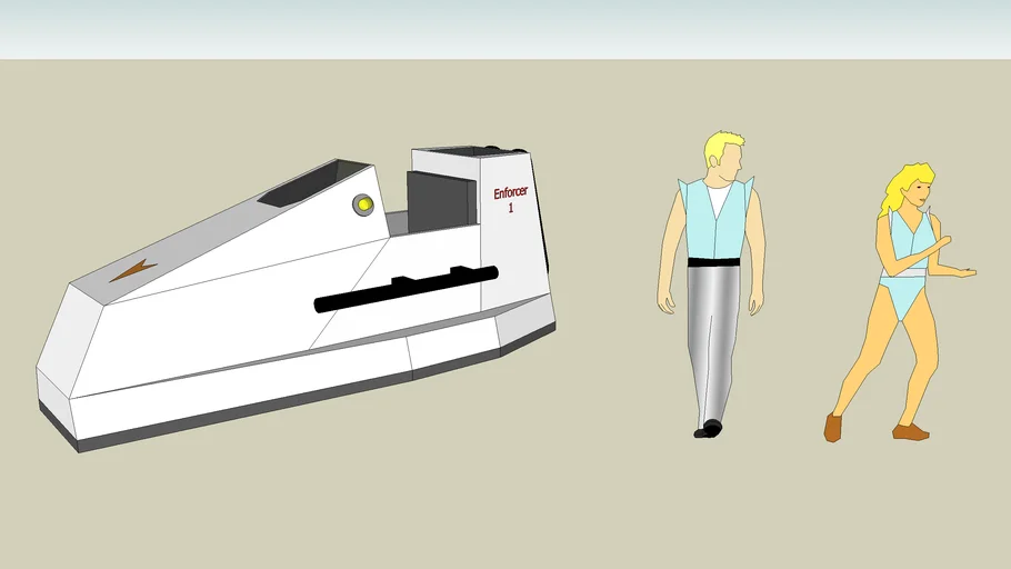 Enforcer from 'Space Mutiny' | 3D Warehouse