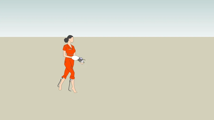 2d HL2 Portal's Chell | 3D Warehouse