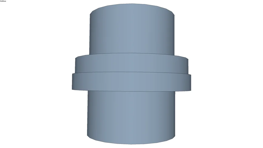 PVC union 25 mm cement | 3D Warehouse