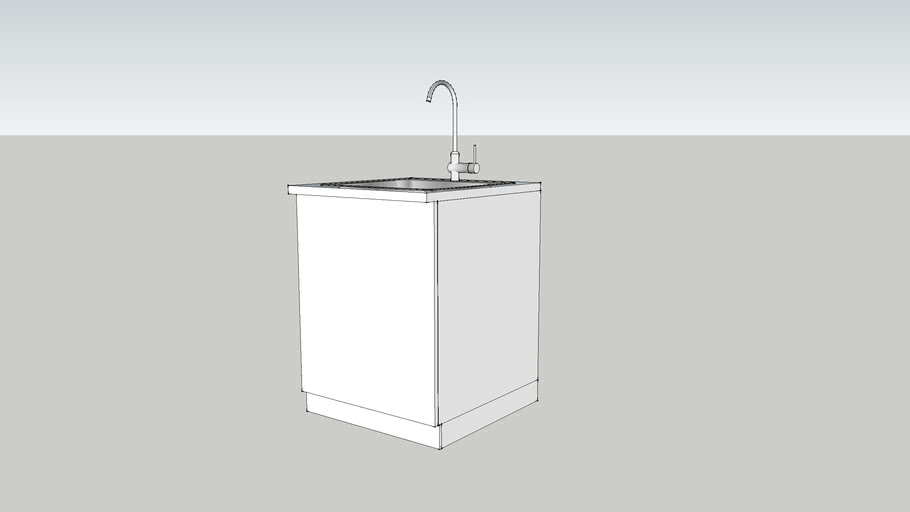 GZ 70 base-w60 sink-white | 3D Warehouse