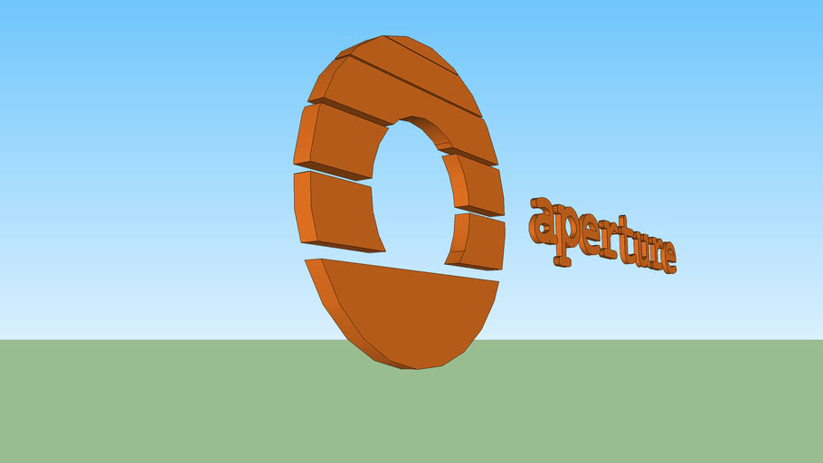 aperture science logo 1970's | 3D Warehouse