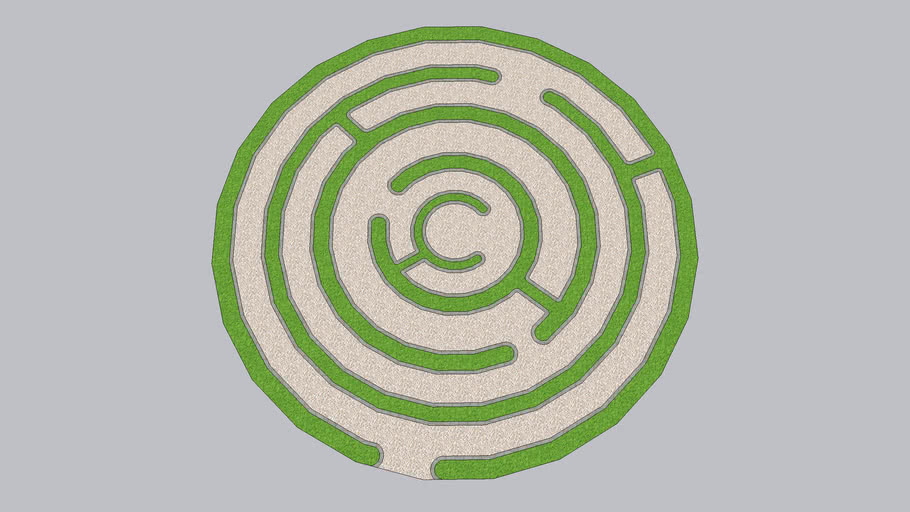 Garden Labyrinth | 3D Warehouse