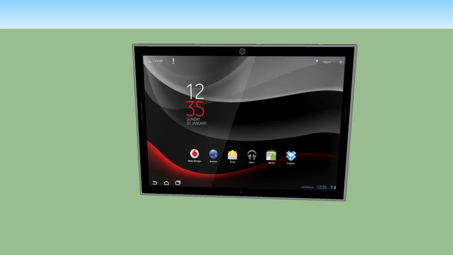 Android tablet design | 3D Warehouse