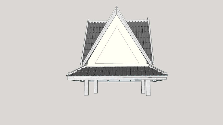 Khmer Roof Style 1 | 3D Warehouse