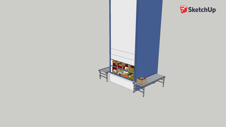 Vertical Lift Module | 3D Warehouse