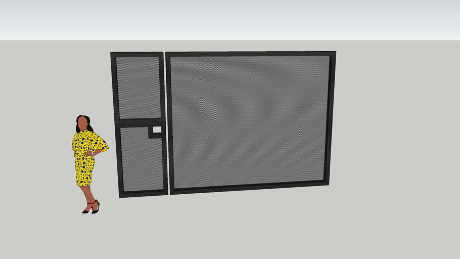 Wire Mesh Gate (1) | 3D Warehouse
