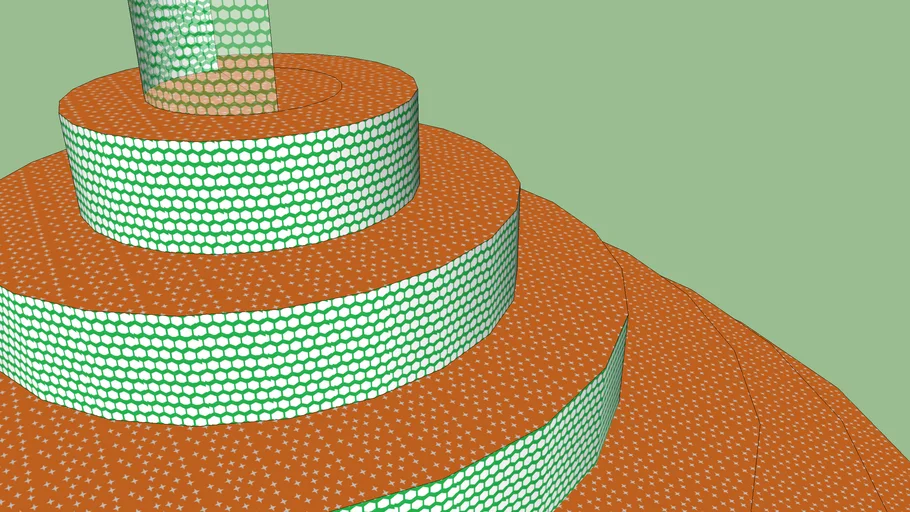 Circular pyramid with steps | 3D Warehouse