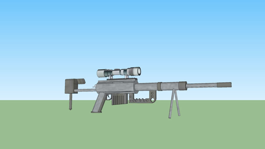 Intervention Sniper Rifle | 3D Warehouse