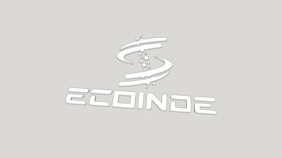 ECOINDE, LOGO CON VOLUMEN | 3D Warehouse