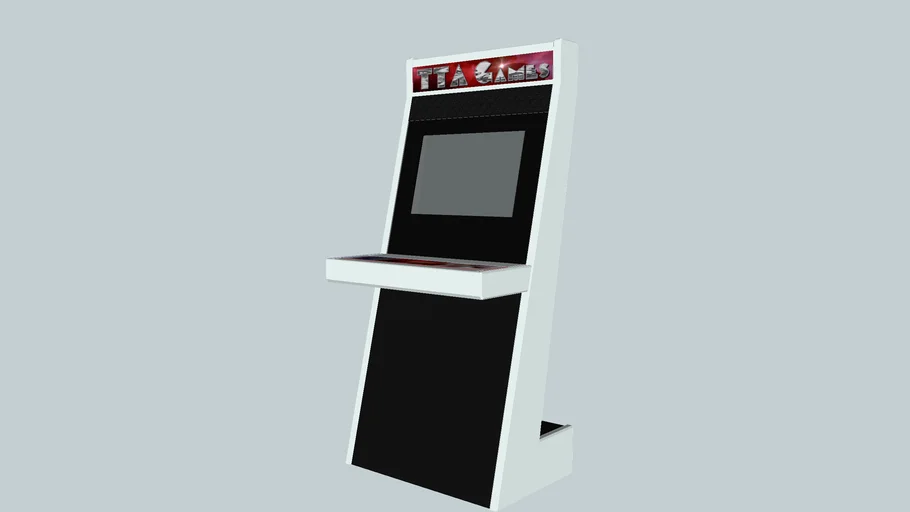 Slim arcade cabinet | 3D Warehouse
