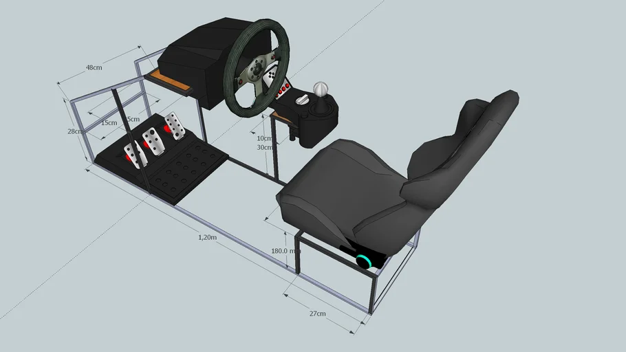 cockpit logitech g25 | 3D Warehouse