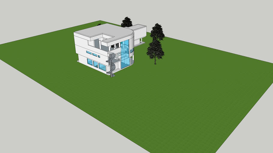 Casa Saltzman de Richard Meier | 3D Warehouse