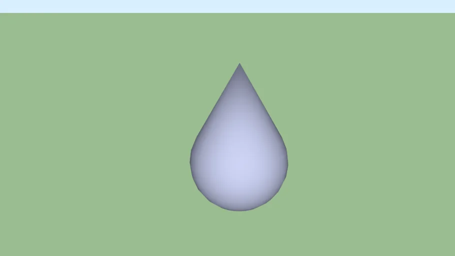 Teardrop - 60 degree peak | 3D Warehouse