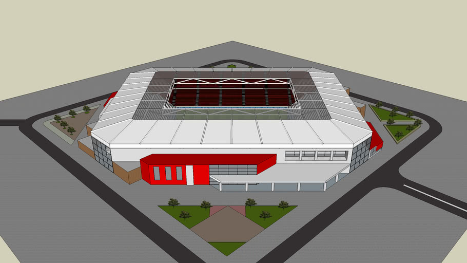 Football Stadium (Stadion Sepak Bola) | 3D Warehouse