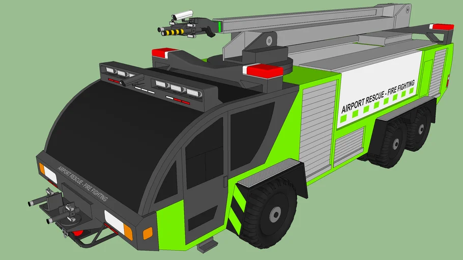 ARFF - Rosenbauer RM40 Panther HRET | 3D Warehouse