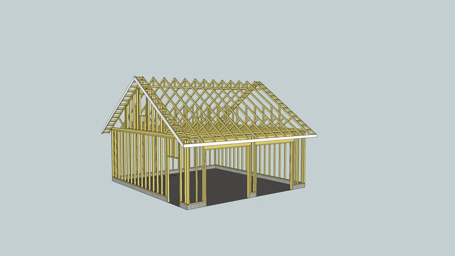 Garage Framing | 3D Warehouse