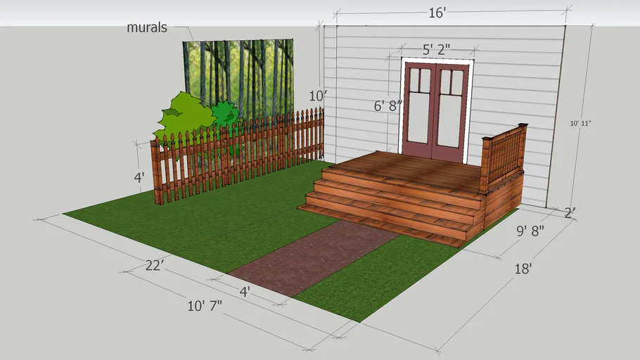 back porch | 3D Warehouse