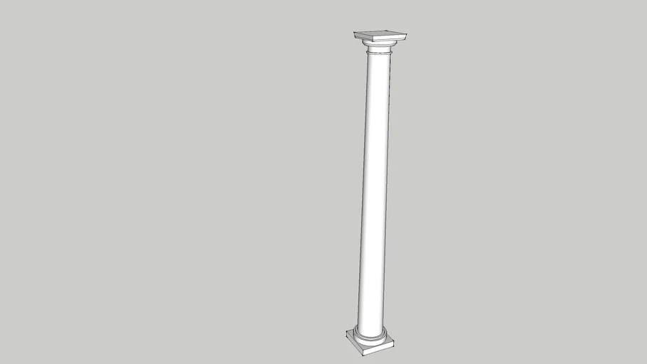 Tuscany Column | 3D Warehouse