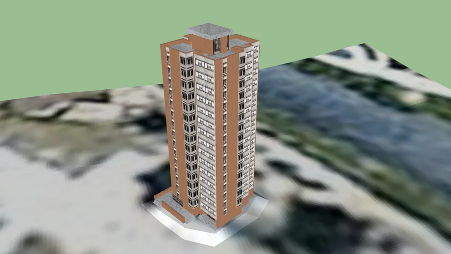 Crveni soliter 1 | 3D Warehouse