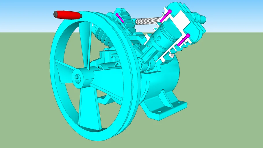 COMPRESOR NUEMATICO DE DOS TIEMPOS | 3D Warehouse