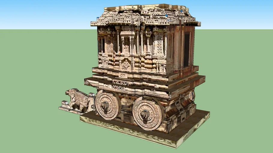 Stone Chariot Hampi | 3D Warehouse