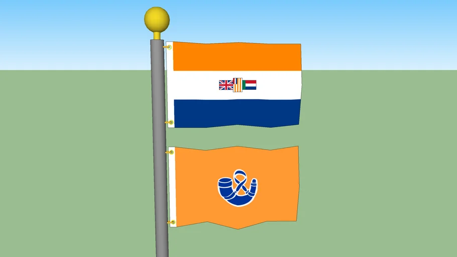 Flag of South Africa & National Party (1928-1994) | 3D Warehouse