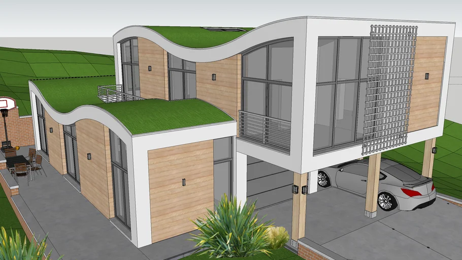 Hillside house 2 | 3D Warehouse