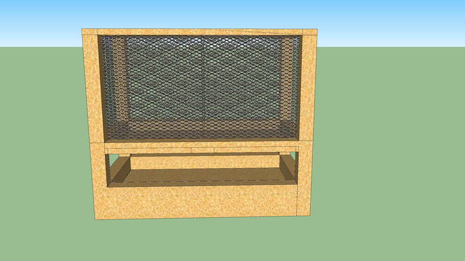 Chicken Cage/Chicken Feed Container | 3D Warehouse