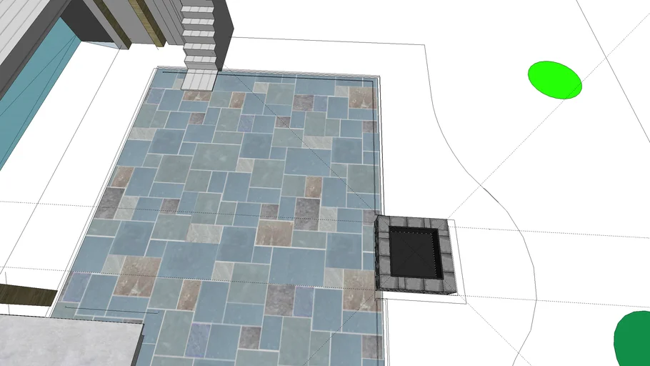 bluestone patio | 3D Warehouse