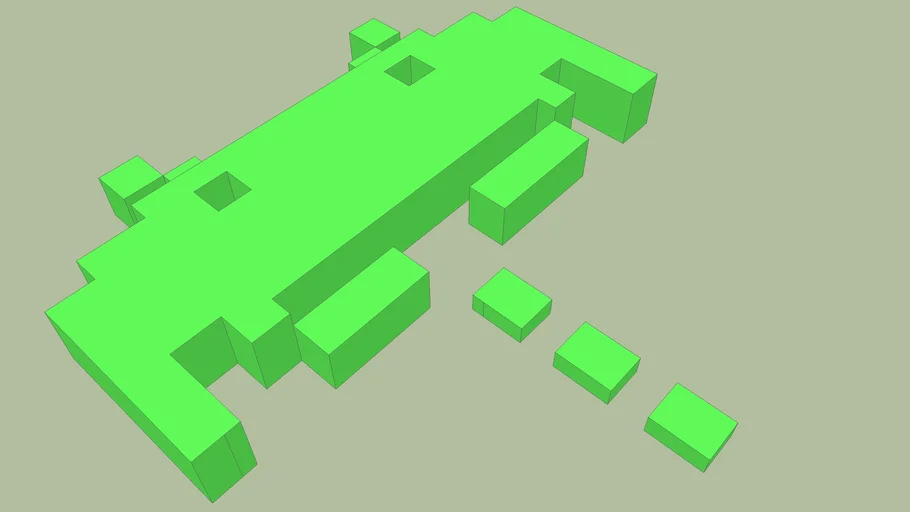 Space Invader number one !! | 3D Warehouse