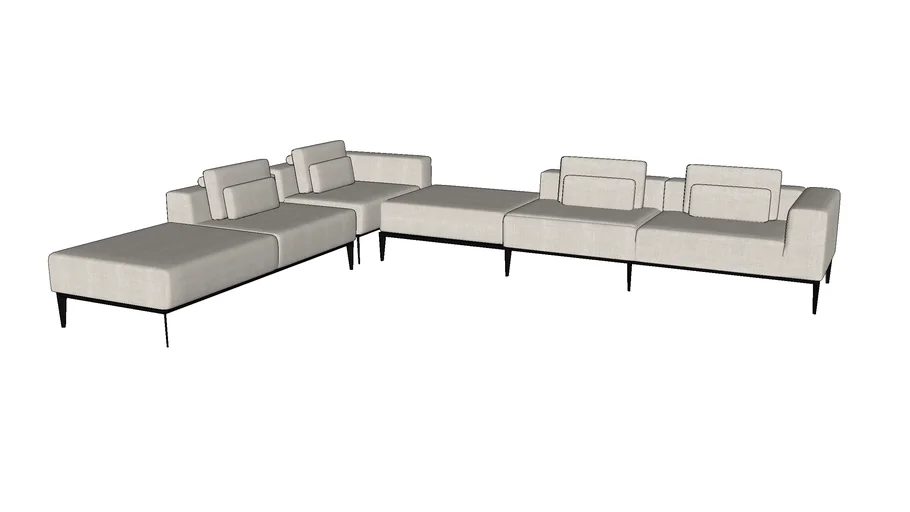 SK -BLEND SOFA | 3D Warehouse