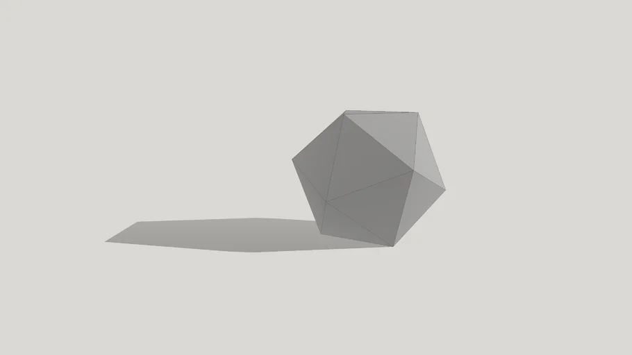 icosahedron | 3D Warehouse