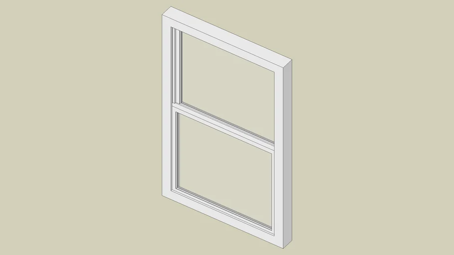 Double hung sash window | 3D Warehouse