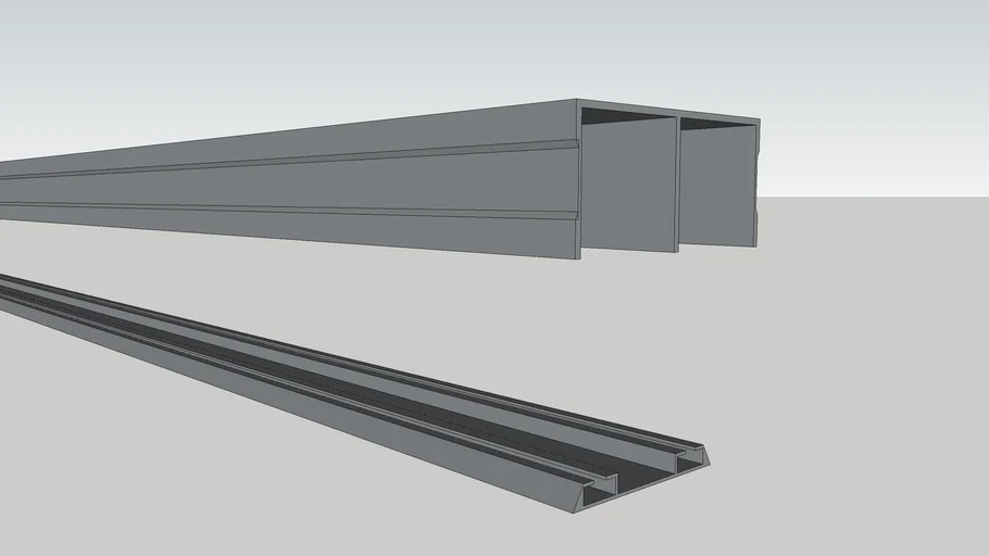 Top Rail & Bottom Rail | 3D Warehouse