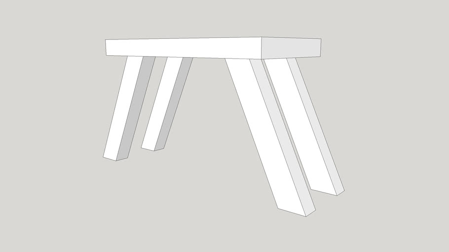 Angled Leg Stool | 3D Warehouse