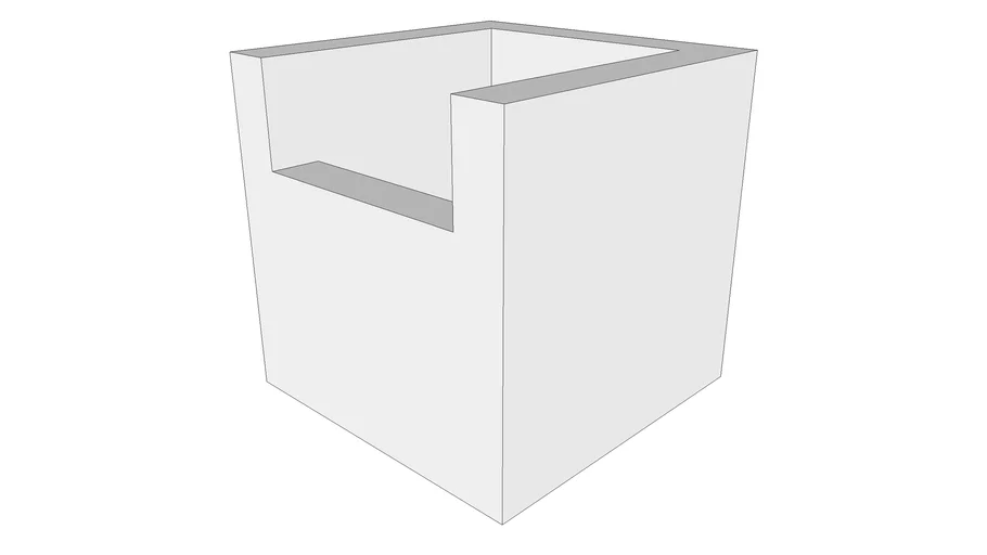 Masonry half block | 3D Warehouse