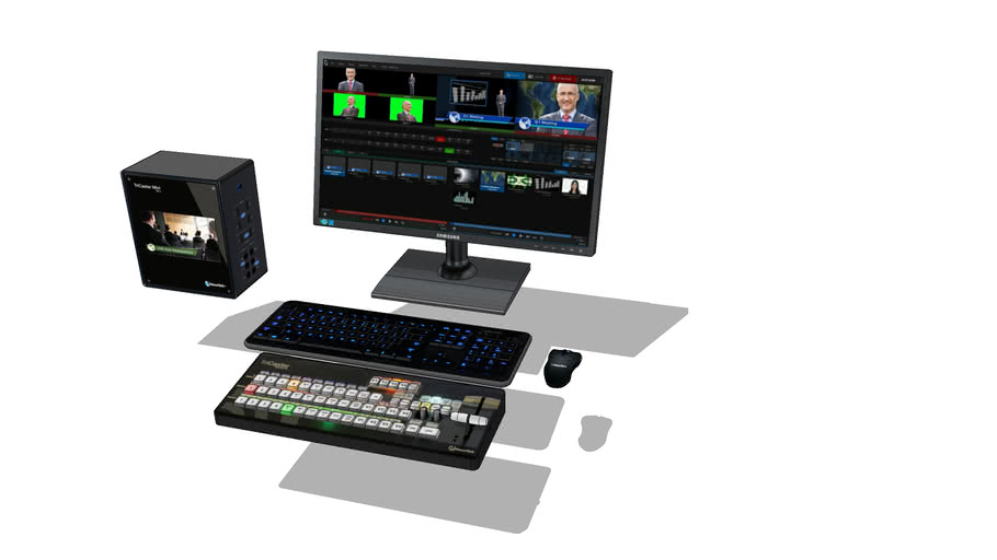 Newtek Tricaster MINI SetUP | 3D Warehouse